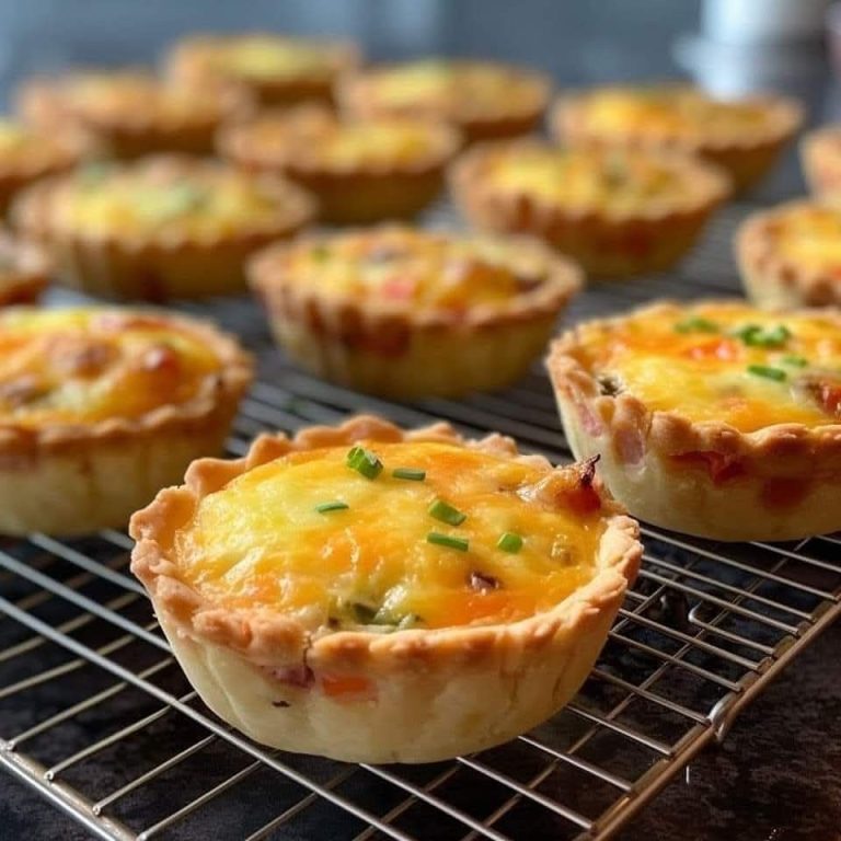 Mini Quiches with Bacon, Veggies, and Cheese – All Recipes