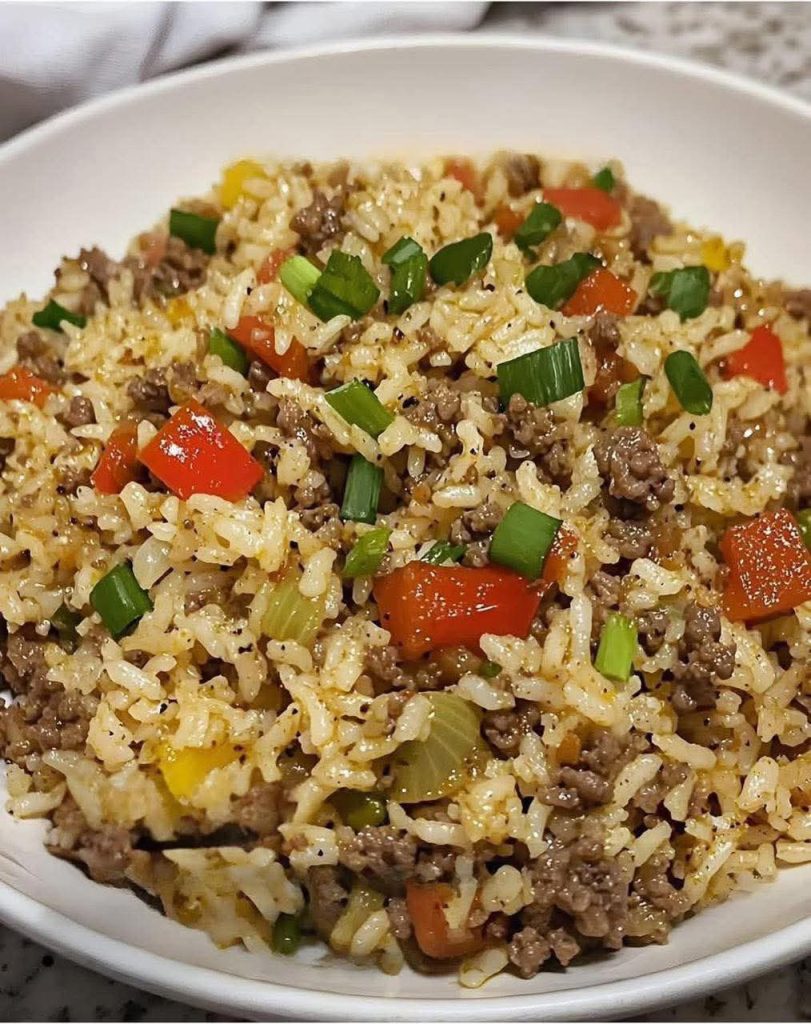 Dirty Rice with Ground Beef – All Recipes