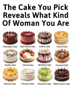 What Your Cake Choice Reveals About You: A Fun Personality Guide – All ...