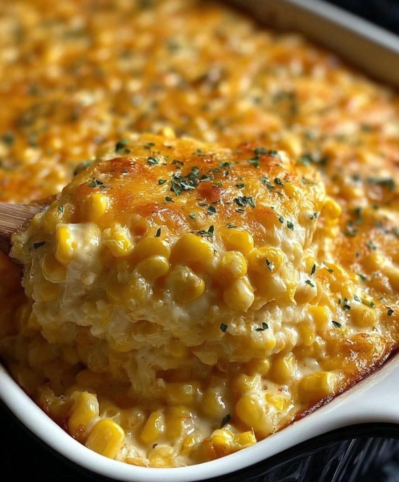 Cream Cheese Corn Casserole recipe – All Recipes