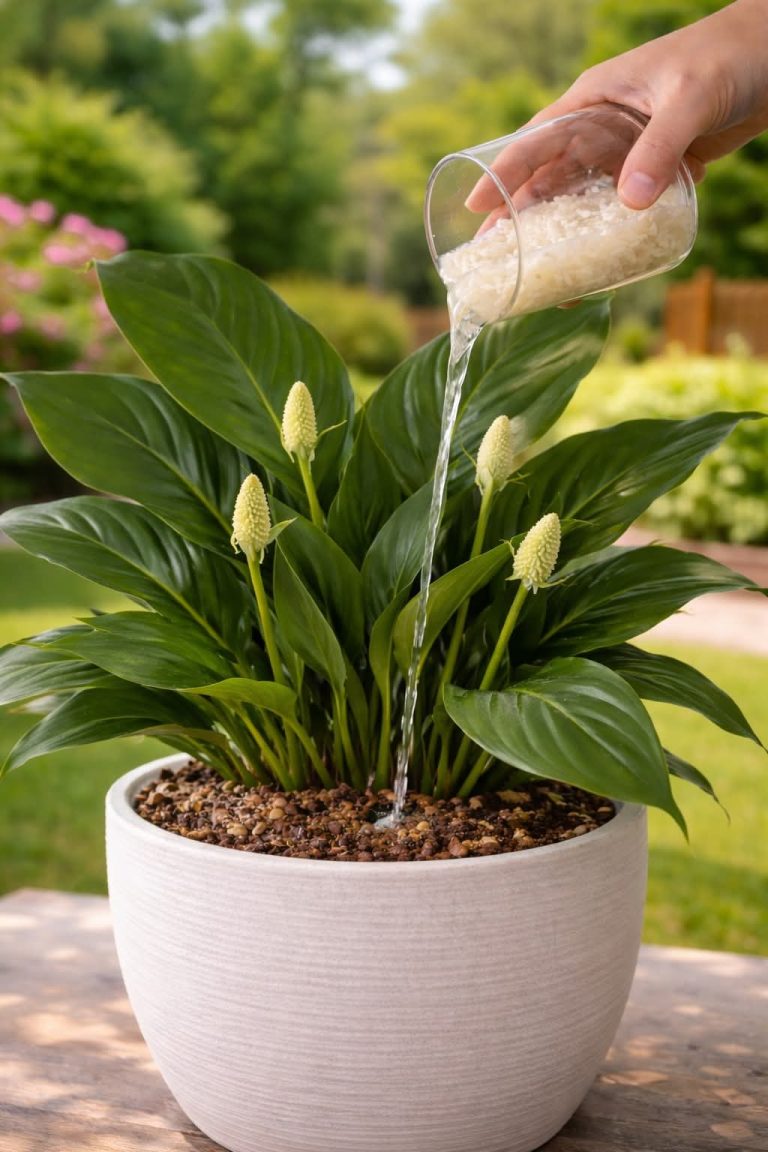 This Simple Rice Water Trick Revived My Peace Lily in Days – All Recipes