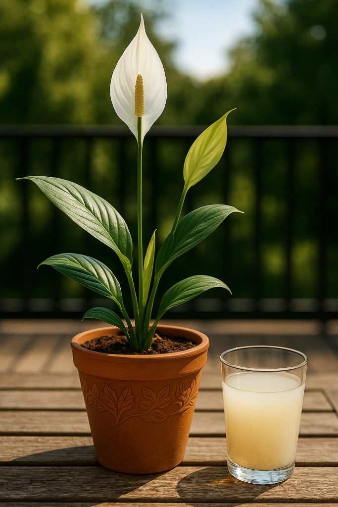 This Simple Rice Water Trick Revived My Peace Lily in Days – All Recipes